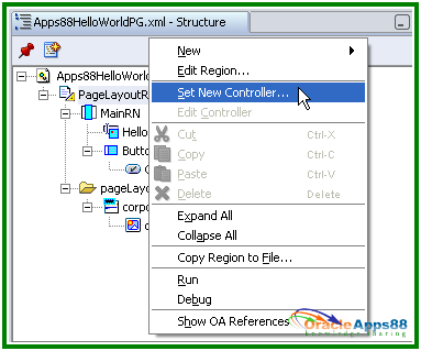 Oracle Applications: Oracle Application Framework (OAF) - Hello World Page