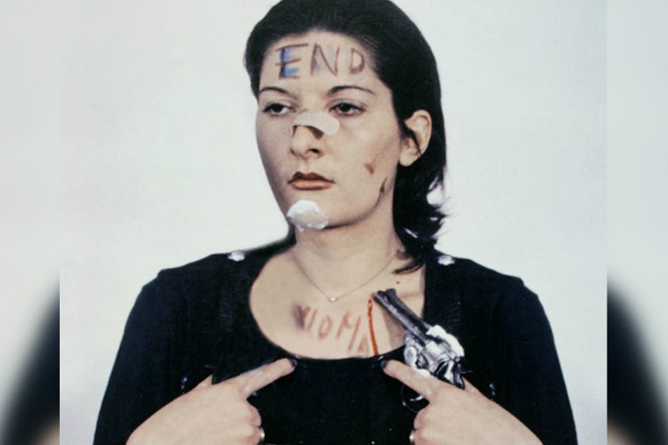 Context of Practice: Marina Abramovic - Rhythm 0 performance