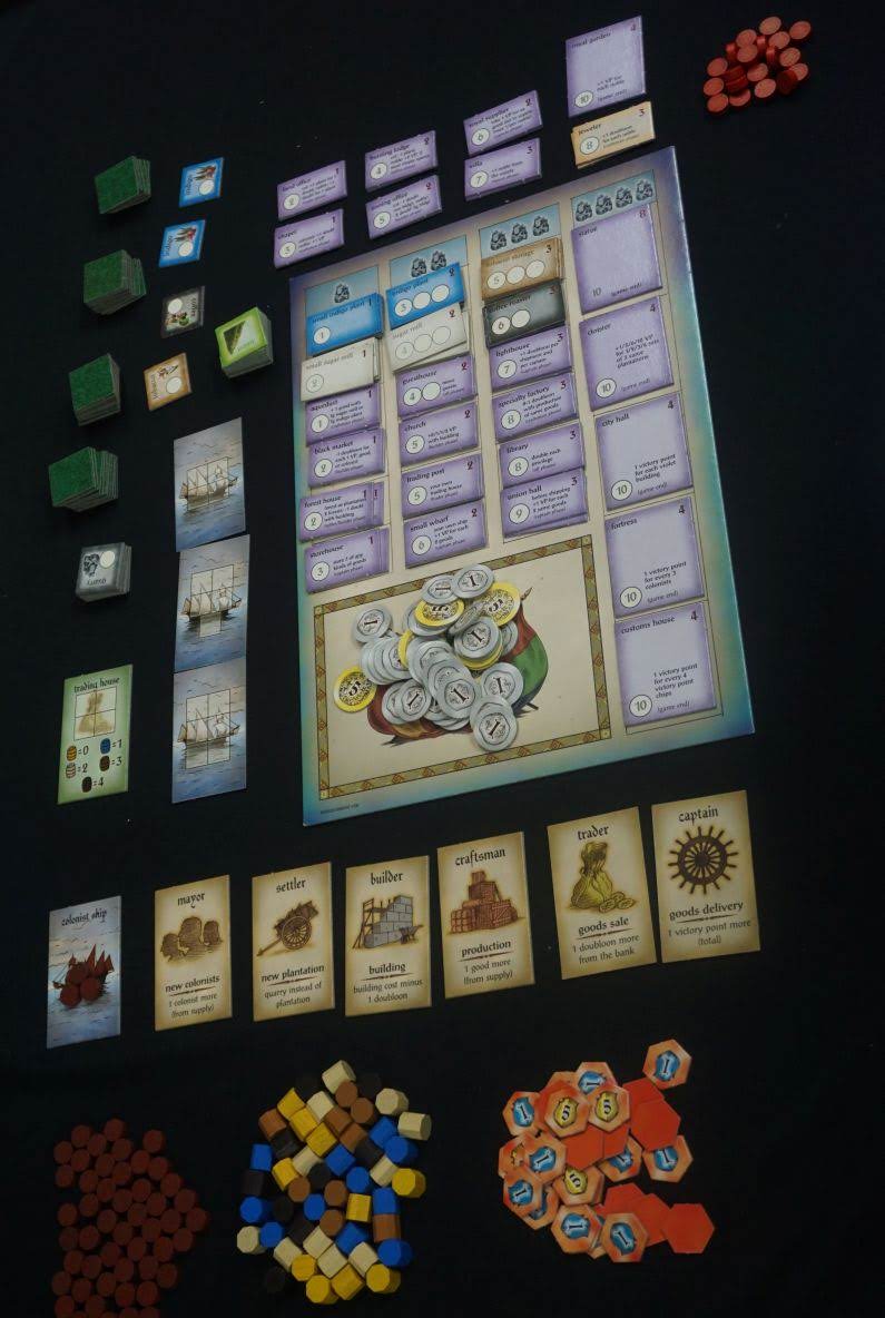 Hiew's Boardgame Blog: Puerto Rico expansions