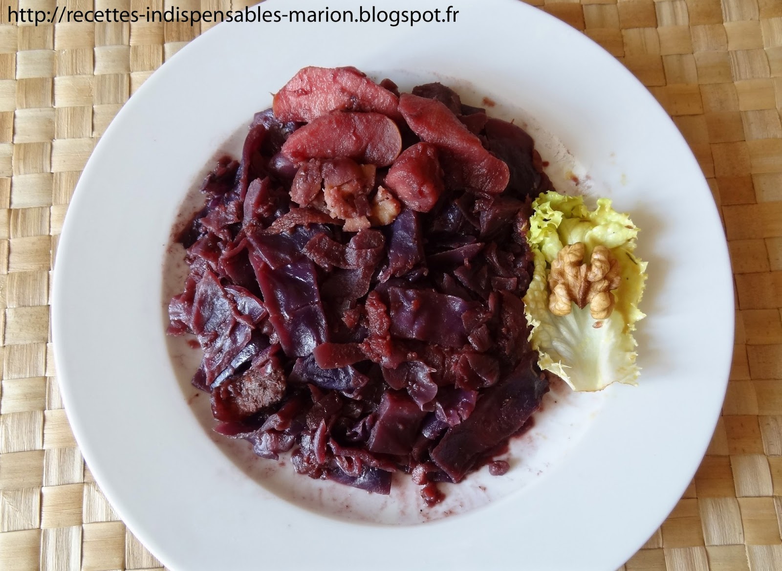 Les recettes indispensables de Marion: Chou rouge aux pommes et aux marrons
