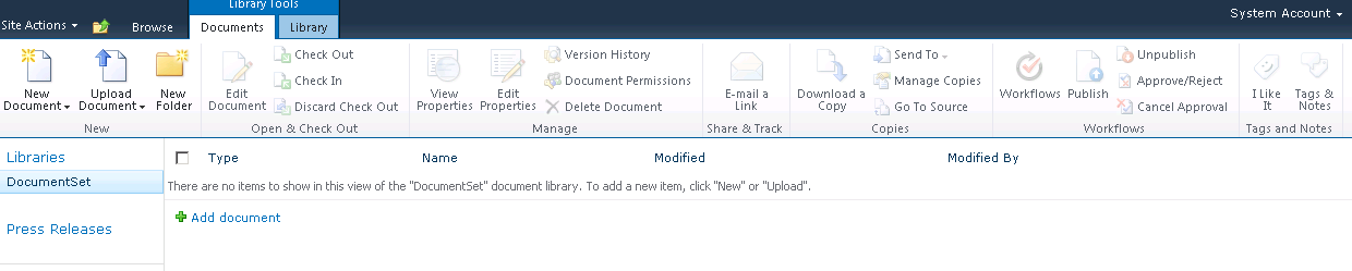 How to create document set in SharePoint 2010 | SharePoint