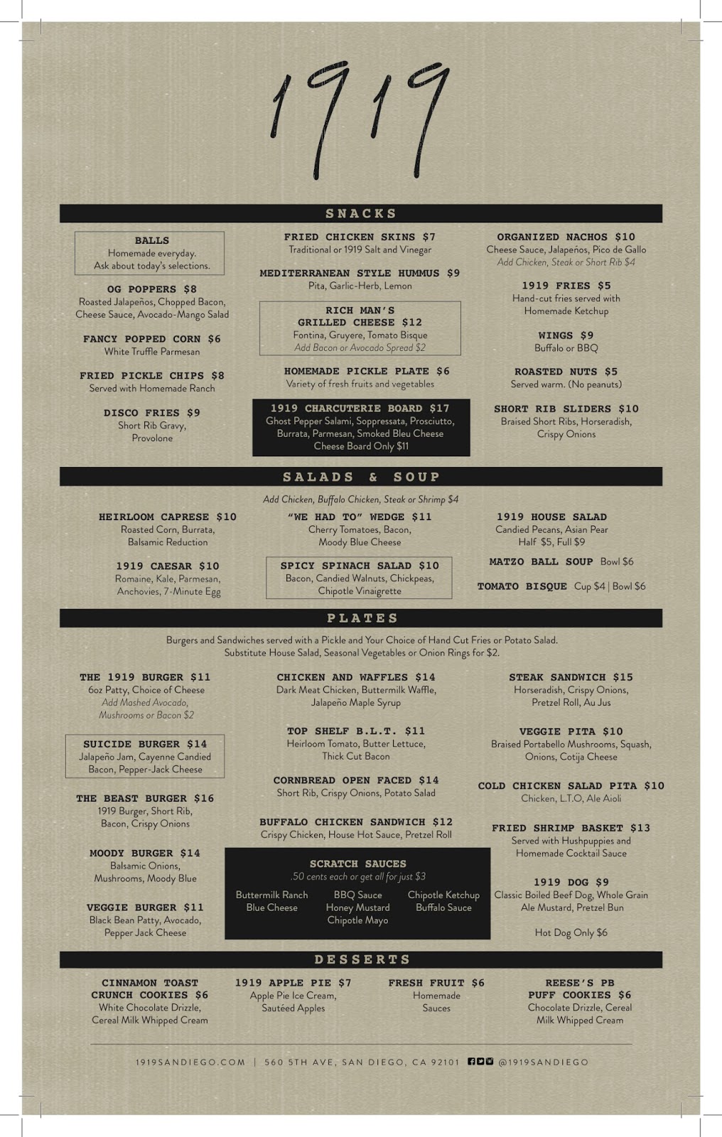 SanDiegoVille: 1919 Sports Bar Now Open In San Diego's Gaslamp