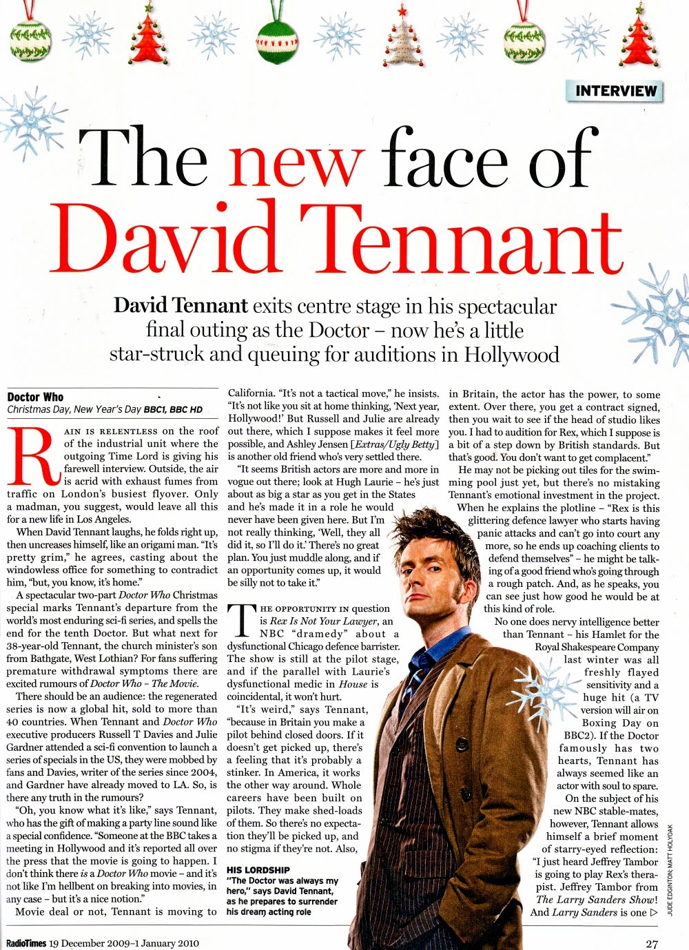 INTERVIEW: The New Face Of David Tennant