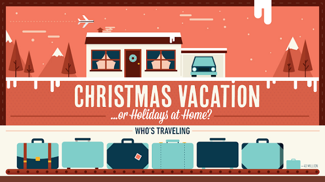 Christmas Vocation Or Holidays At Home? [Infographic] - Visualistan