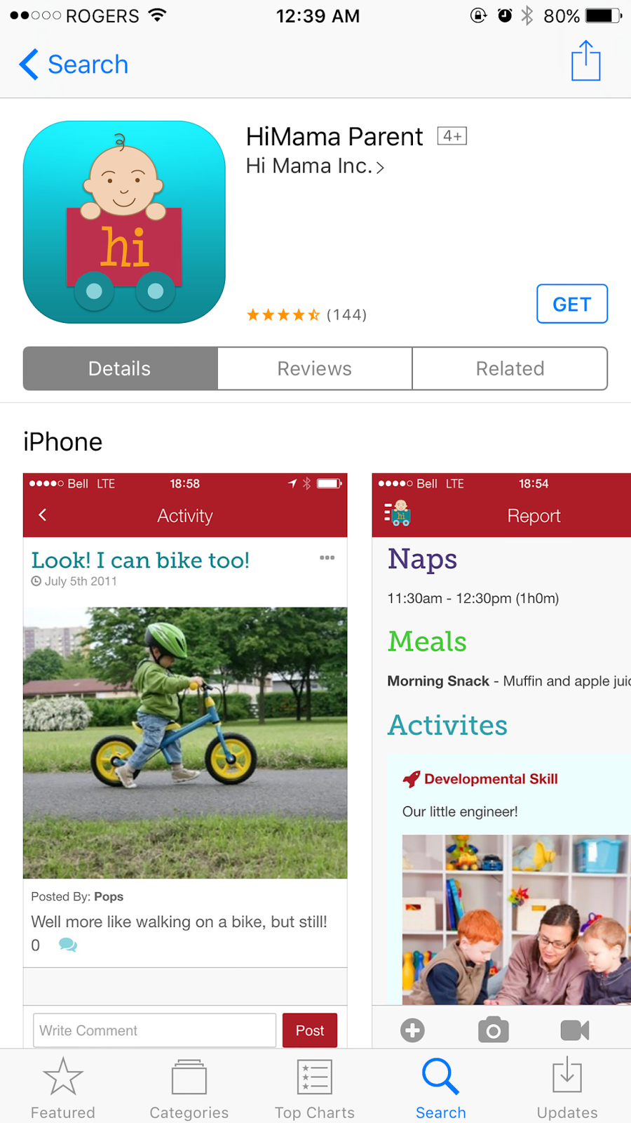 Children and Technology CLD419: HiMama - Documentation