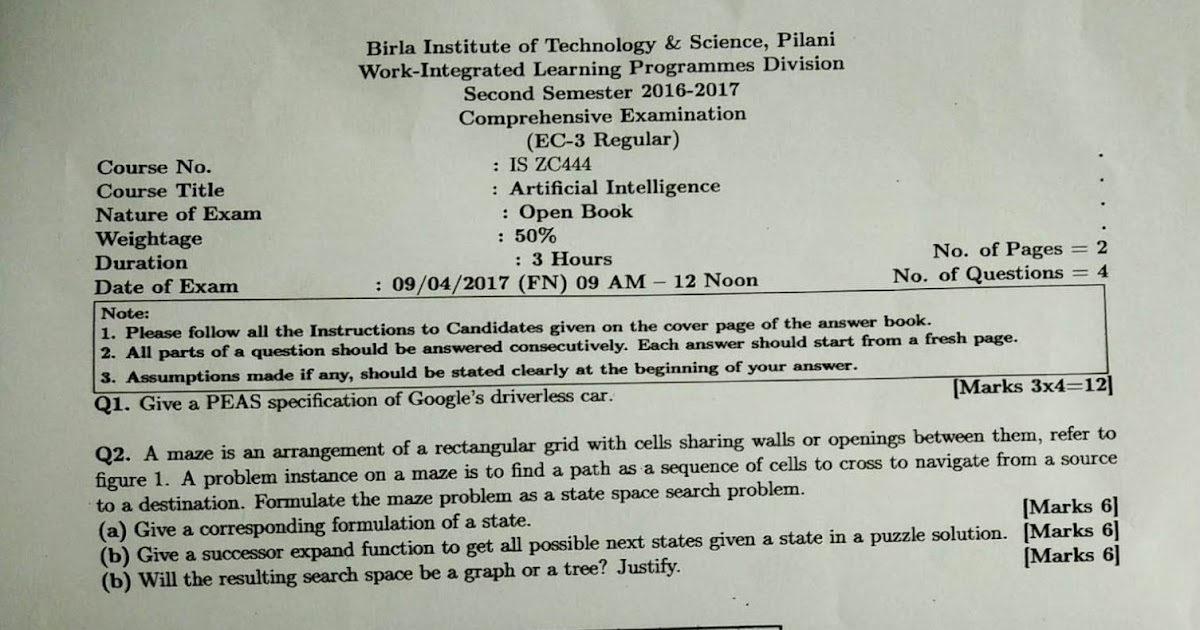 Coding Tech Life: Artificial Intelligence IS ZC444 Comprehensive ...