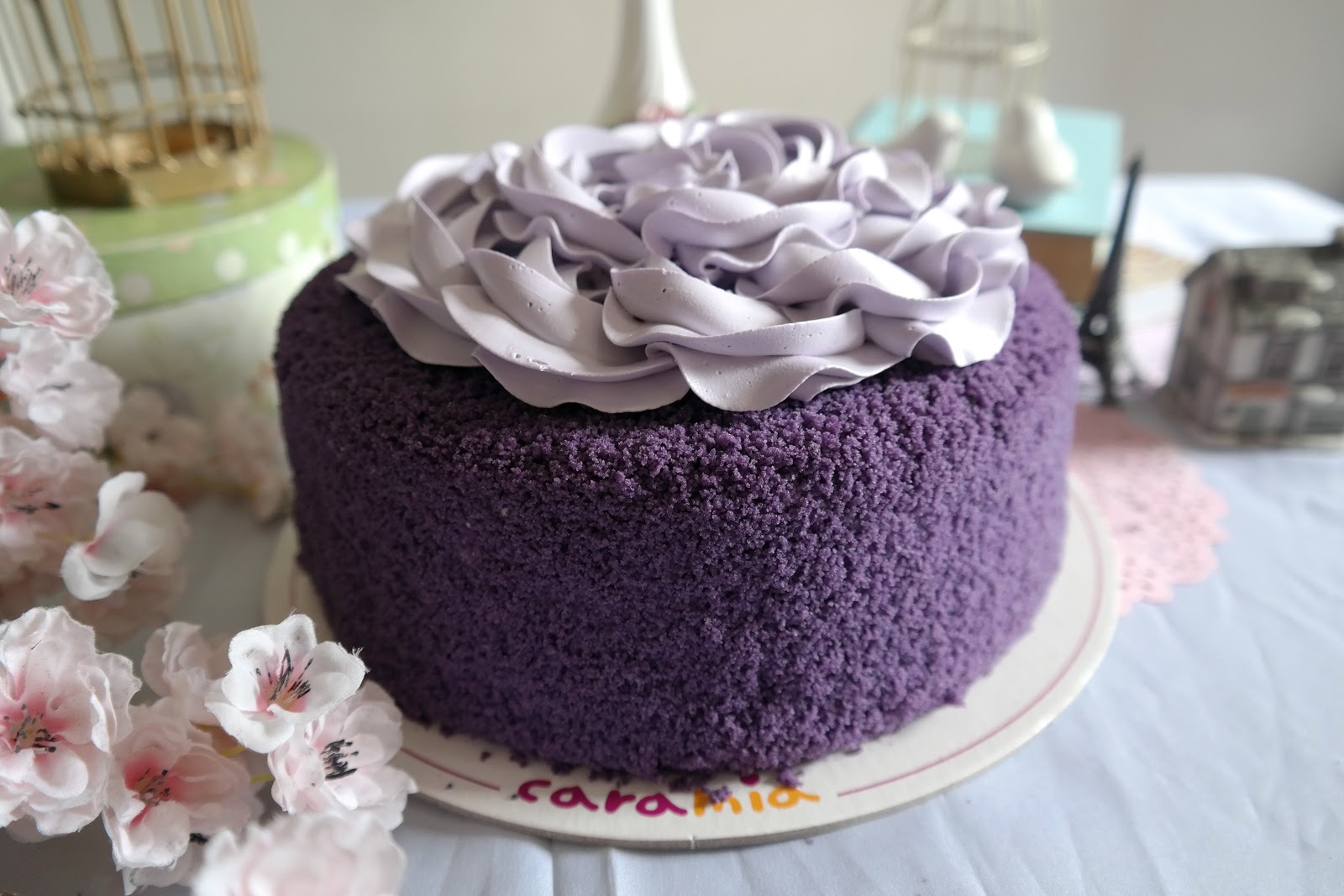 Sand Under My Feet: Nothing Beats the Classic: Ube Cake by Cara Mia ...