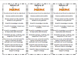Bookish Ways in Math and Science: Monday Freebie - Nature of Science ...