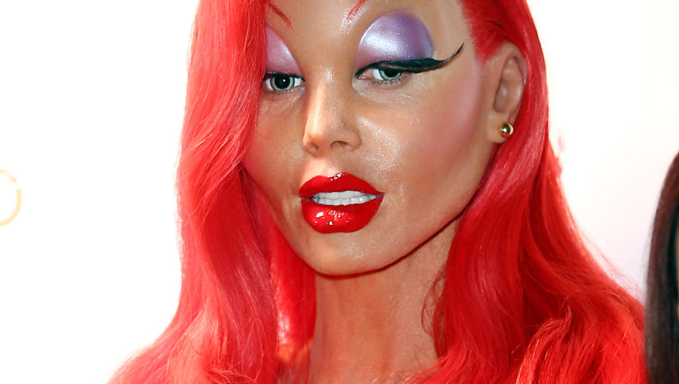 The Chic C: Heidi Klum AKA Jessica Rabbit - Heidi's Halloween Party