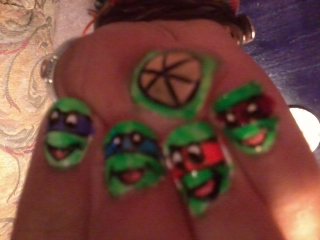 Abby's Nail Designs: Teenage Mutant Ninja Turtle Nails