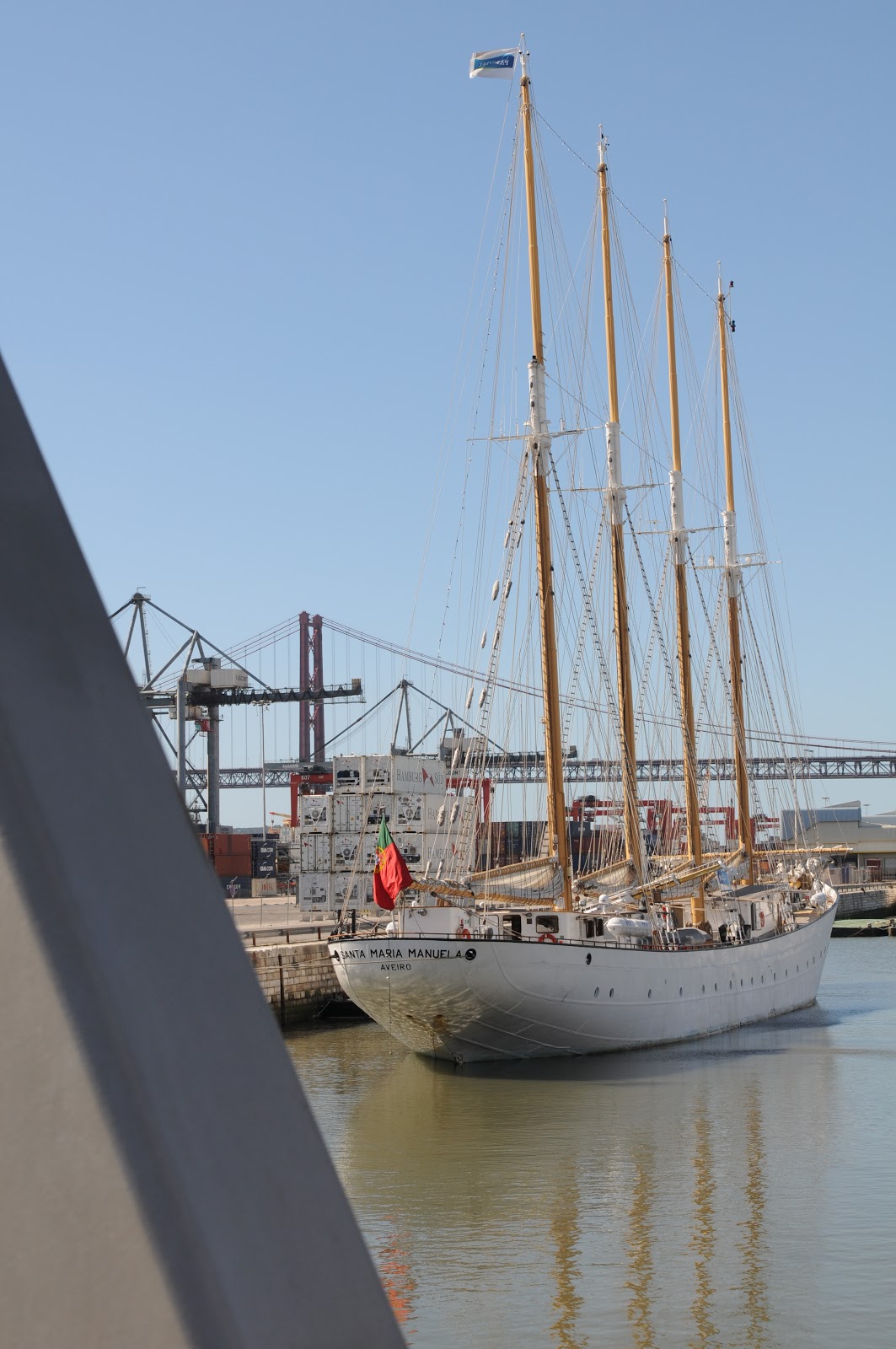 SHIPS & THE SEA - BLOGUE dos NAVIOS e do MAR: SANTA MARIA MANUELA em Lisboa