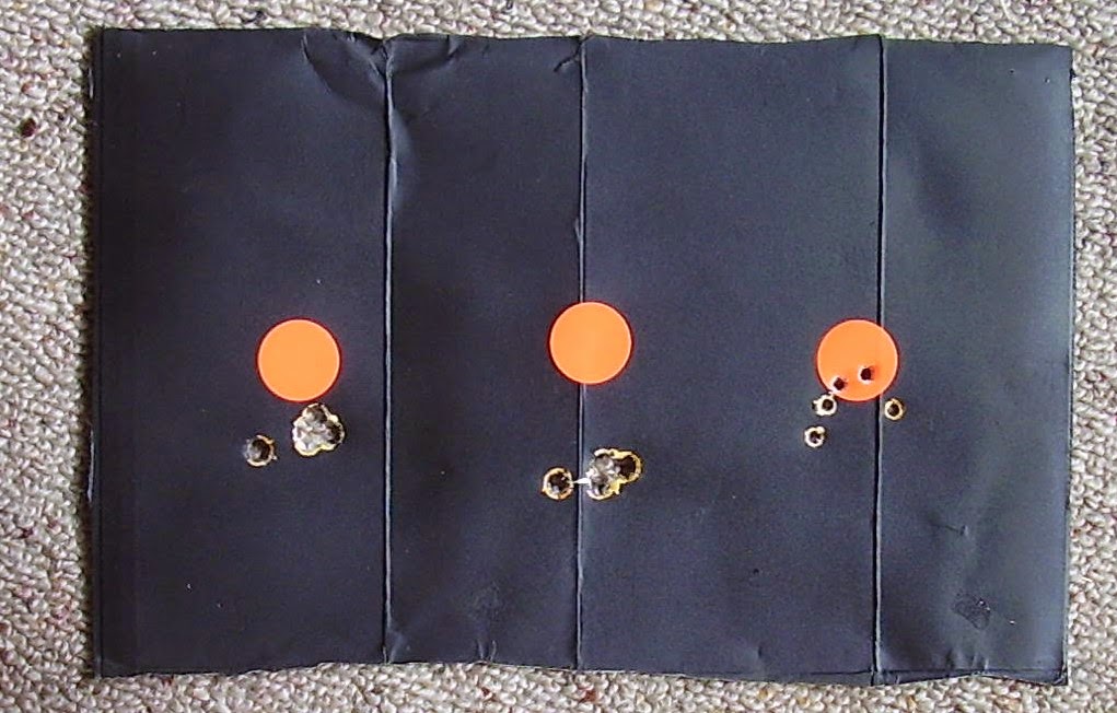 on target shooter nz: Home-Made "Splatter" Targets Results: