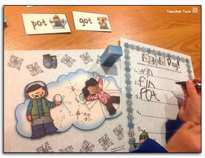 Teacher Tam's Educational Adventures: Winter Math and Literacy Centers ...