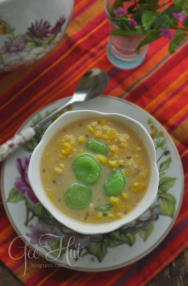 GeeHut: Bubur Jagung Butir Nangka