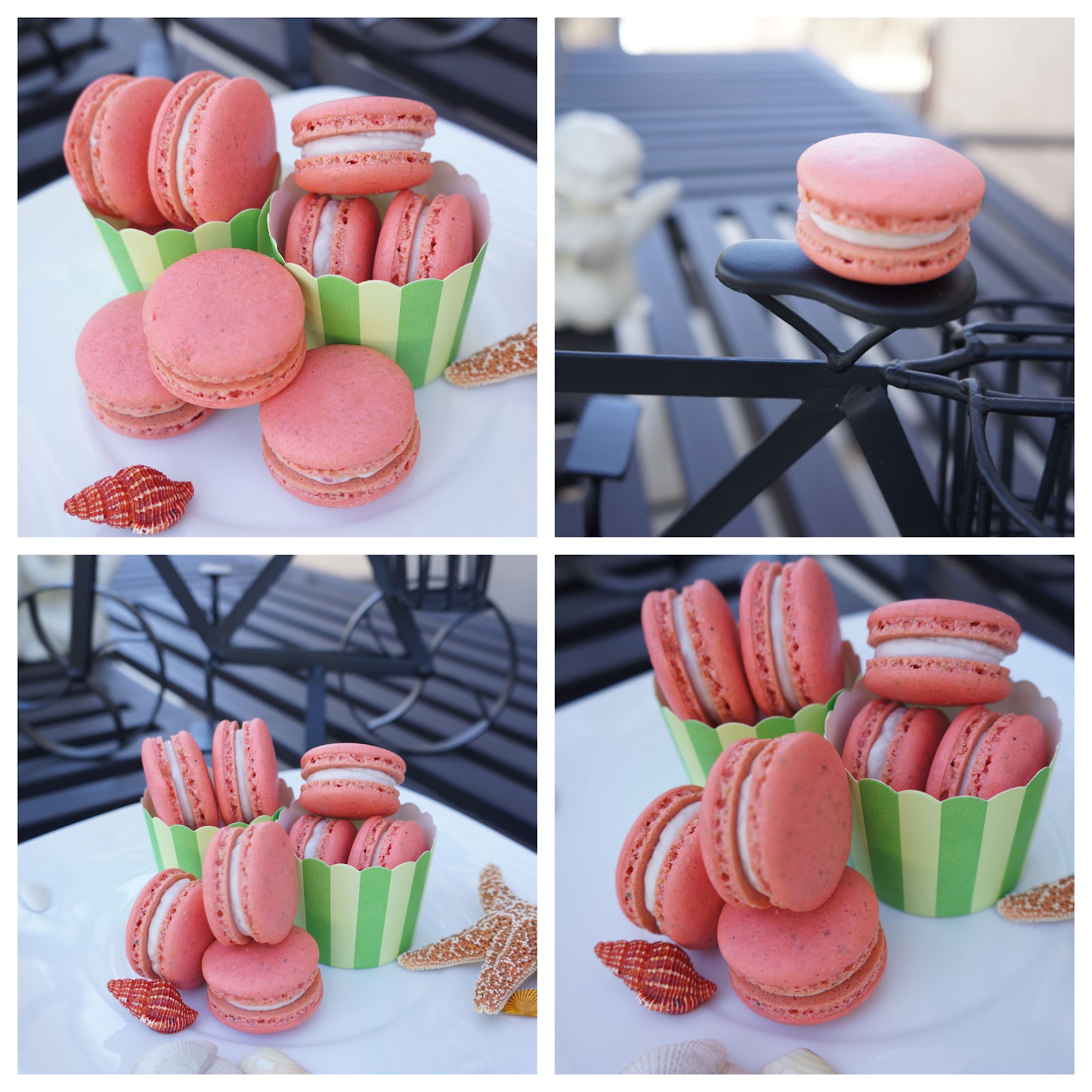 Gourmet by Kat: Rose water Macarons