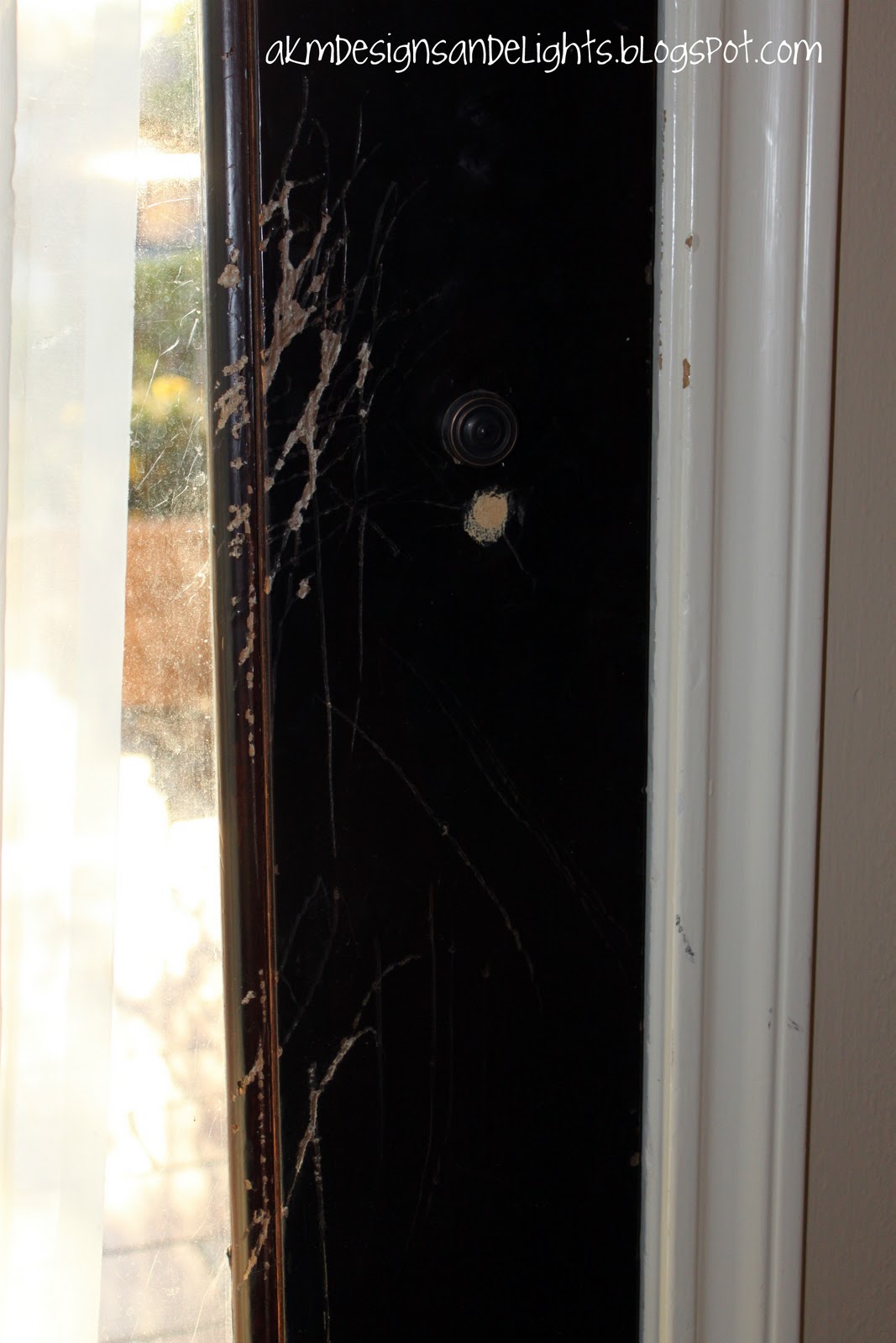 AKM designs and delights: First project of 2012 - The Front Door