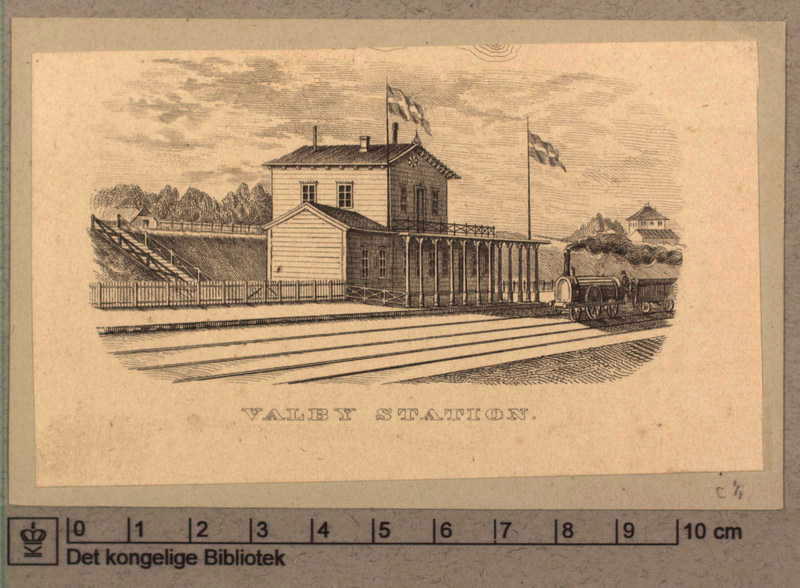 Valby og København, før og nu: Valby Gamle Station 1900