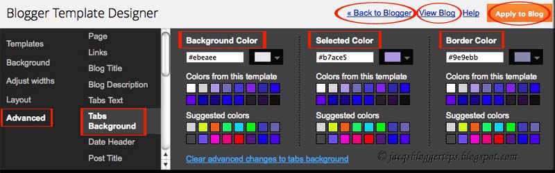 Jacq's Blogger Tips: Change Font Style of Page Tabs easily in Blogger ...