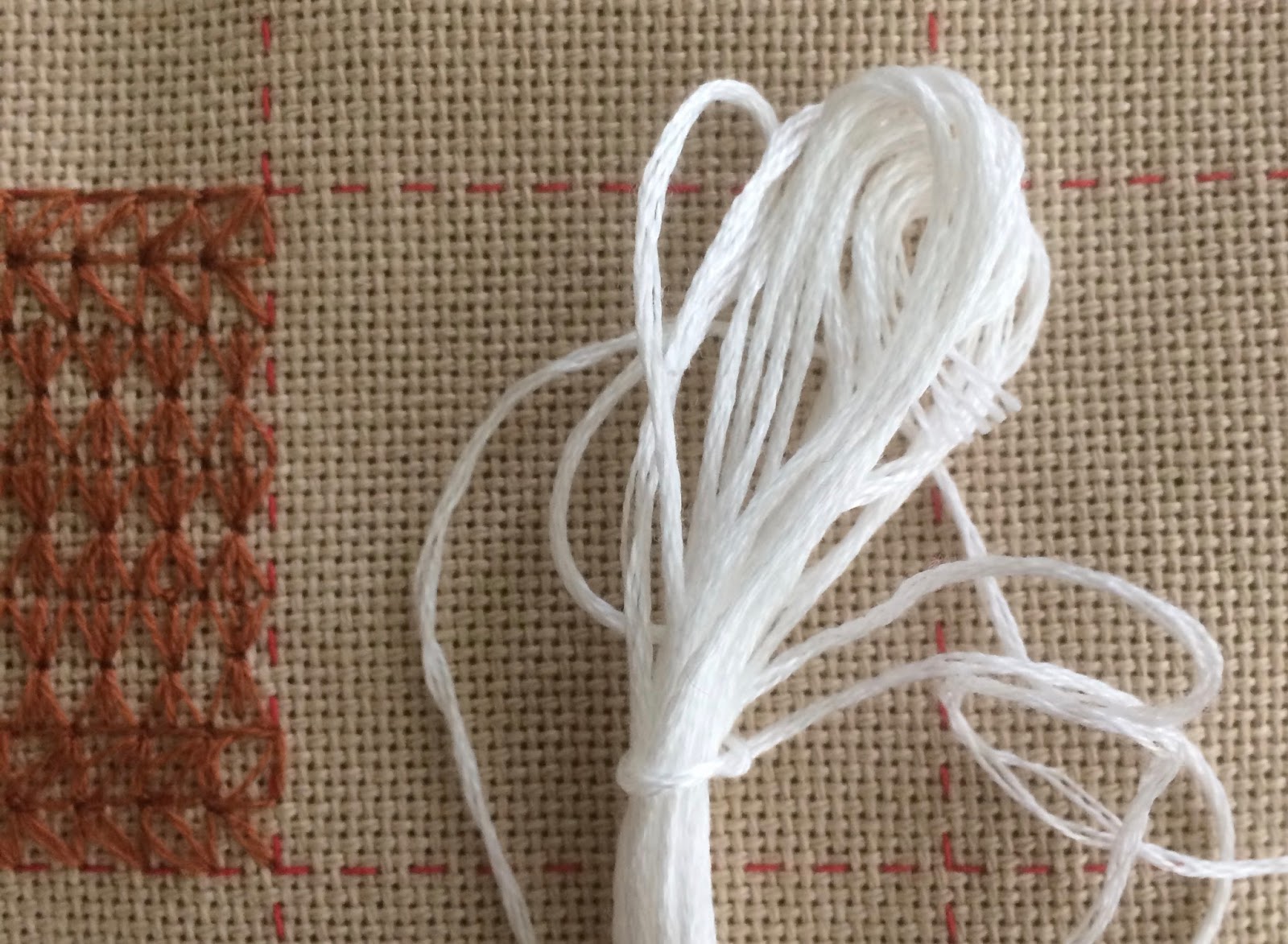 Queenie's Needlework: Sunday Stitch School - Lesson 21: Upright Cross ...