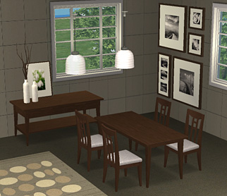 Sims2Play Archive: Sims2Play Dining Rooms, Surfaces and Seating