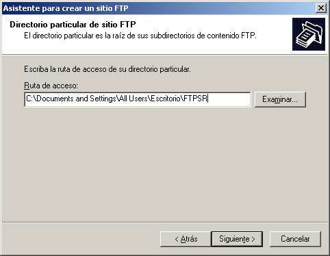 Instalar servidor FTP en Windows
