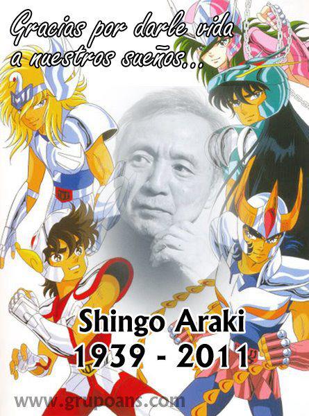 Shingo Araki: character designer do anime Saint Seiya faleceu e fãs ...