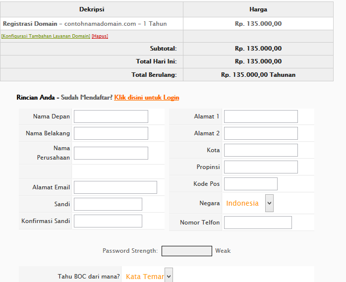 Pengertian, Fungsi, Contoh Jenis Domain Serta Cara Membeli Nama Domain
