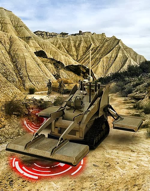 UGV ACTUAL: IAI Develops an Advanced Counter-Mine & IED UGV
