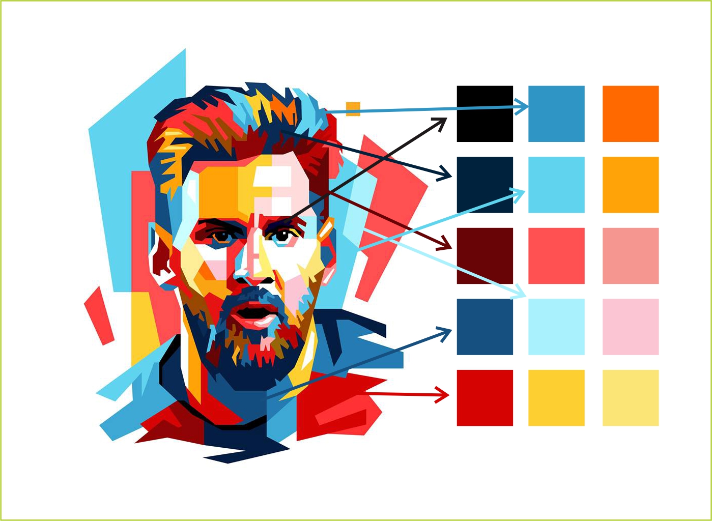 Cara Menambah Color Palette Coreldraw Dari Gambar Vektor Wpap | Images ...
