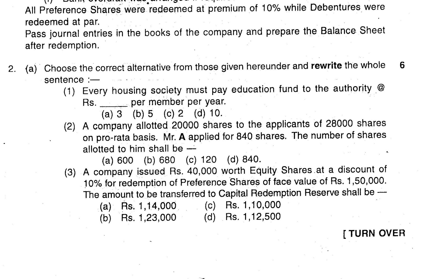 Question Papers Collection FINANCIAL ACCOUNTING PAPER V BAF question-papers-collection-financial-accounting-paper-v-baf