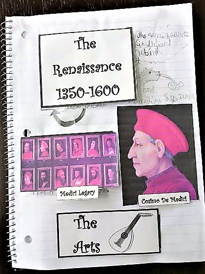 The Hermit Crabs Homeschool: Renaissance Interactive Notebook