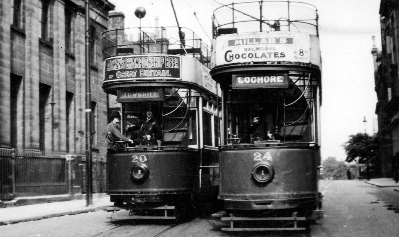 Tour Scotland: Old Photographs East Port Dunfermline Scotland