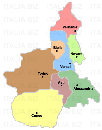 Mappa della Città di Provincia Regionale Italia: Cartina Politica della ...