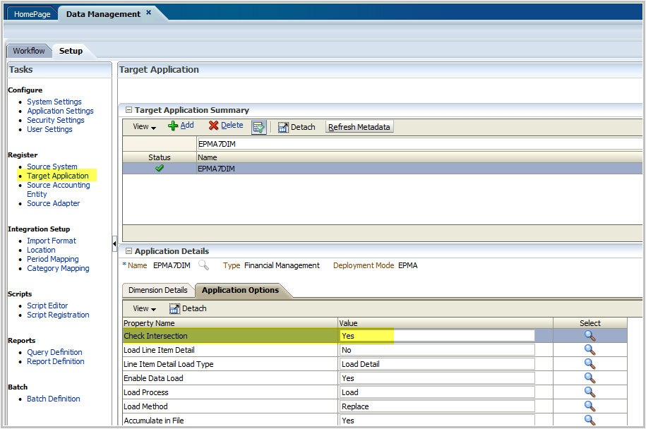 fishing with FDMEE: Intersection Check Report for HFM - Custom XSL Solution