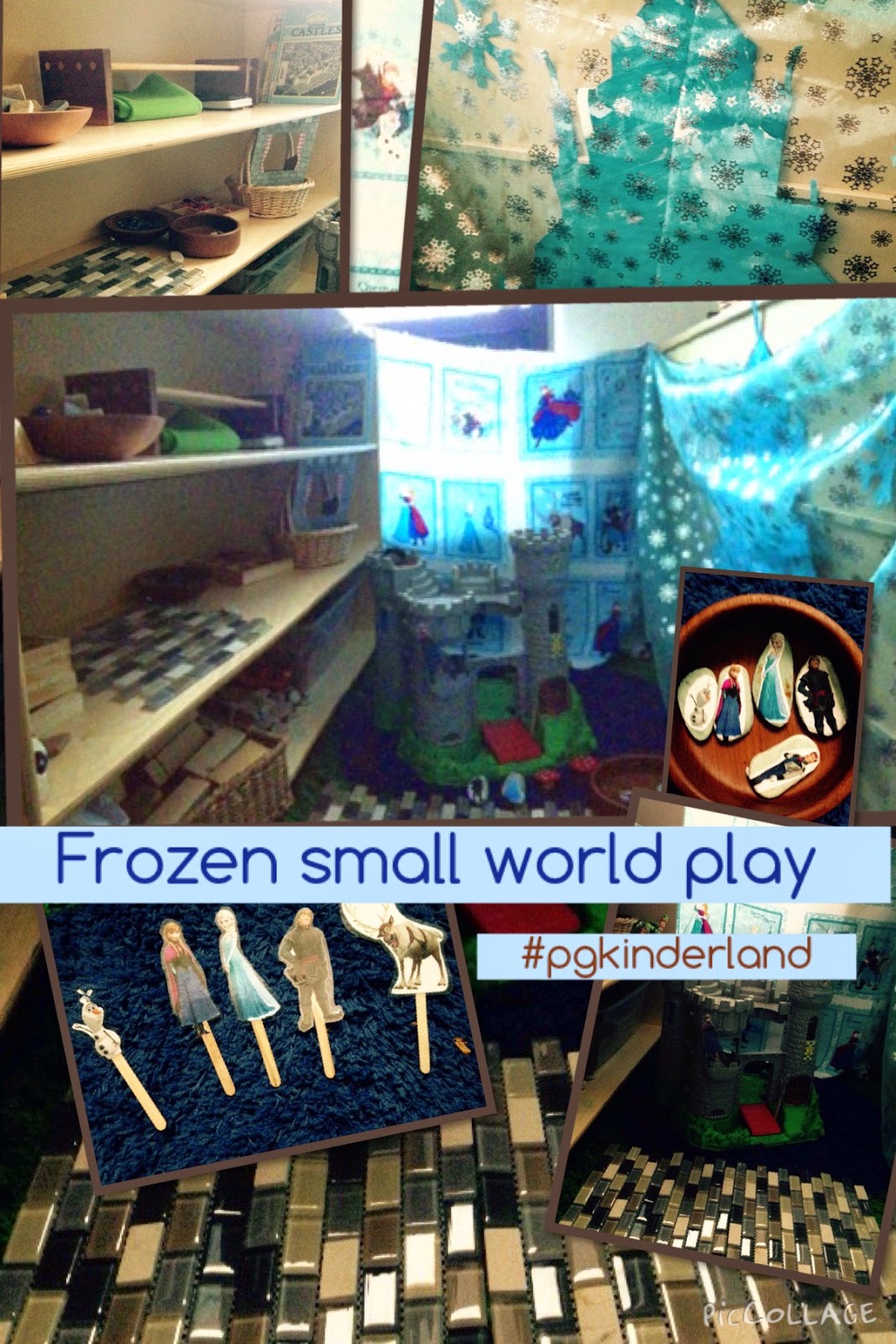 Max and Johnston's Kinderland: Frozen Small World Play