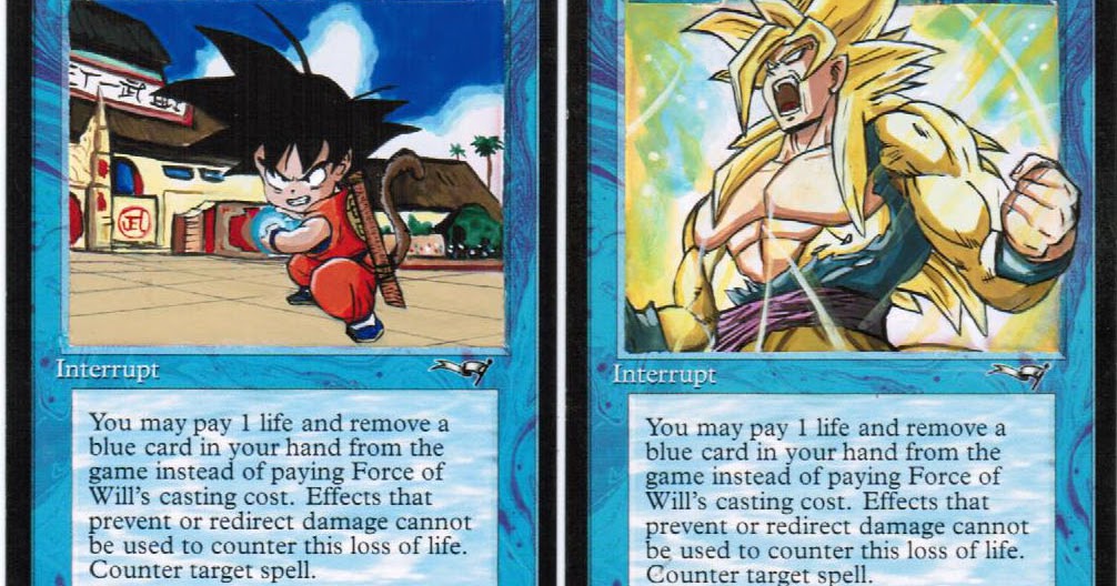 Fernando Delgado Art: MTG Altered Card: FoW Dragon Ball Playset