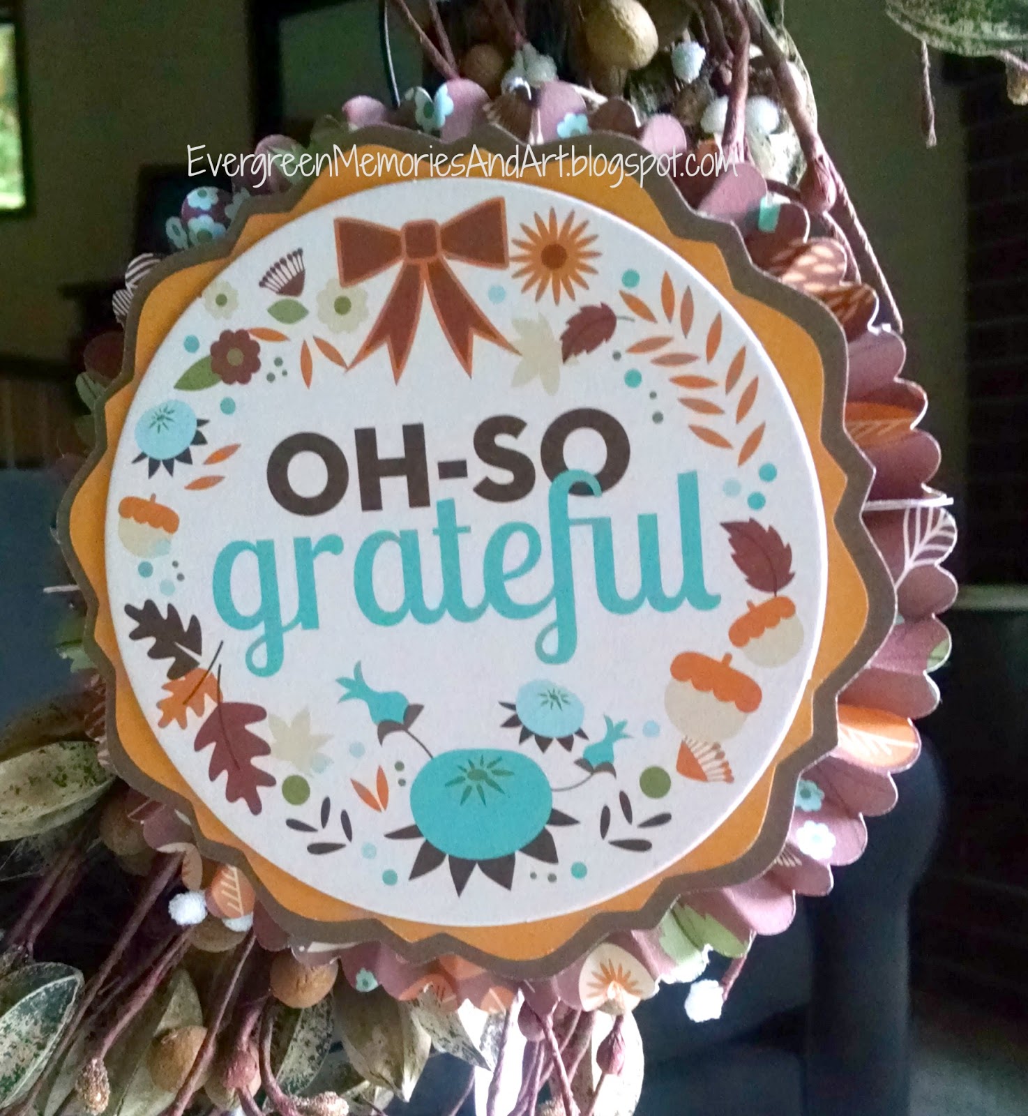 Evergreen Memories: Seasonal Sampler: Give Thanks