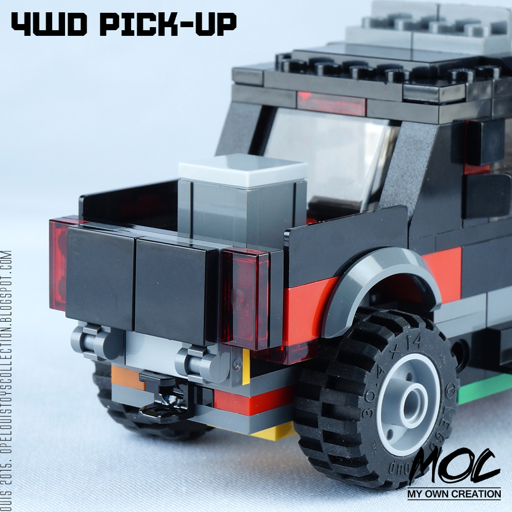 Opelouis's Toys Collection: (LEGO MOC) 4WD Pick-up.