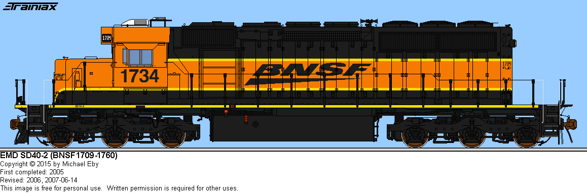Alateus's Drawings: BNSF EMD Locomotives