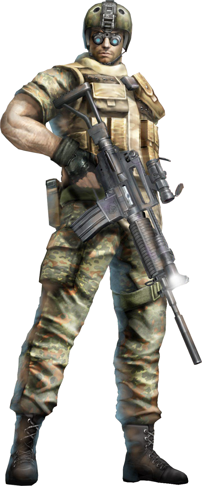 Crossfire Zoera: Renders soldados