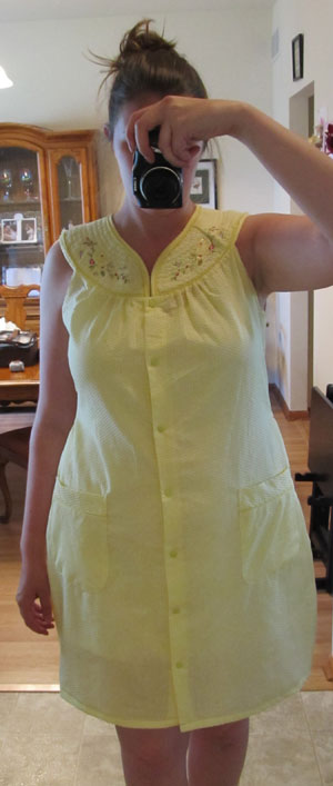 From the Mixed-up Files...: Refashioning a Dowdy Nightgown into a Cute ...