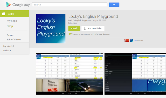 Locky's English Playground: Message: Locky's English Playground Now ...