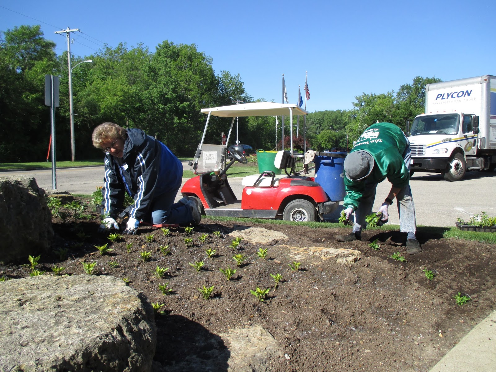 Rotary Botanical Gardens - Hort Blog: Planting Picks Up Speed!