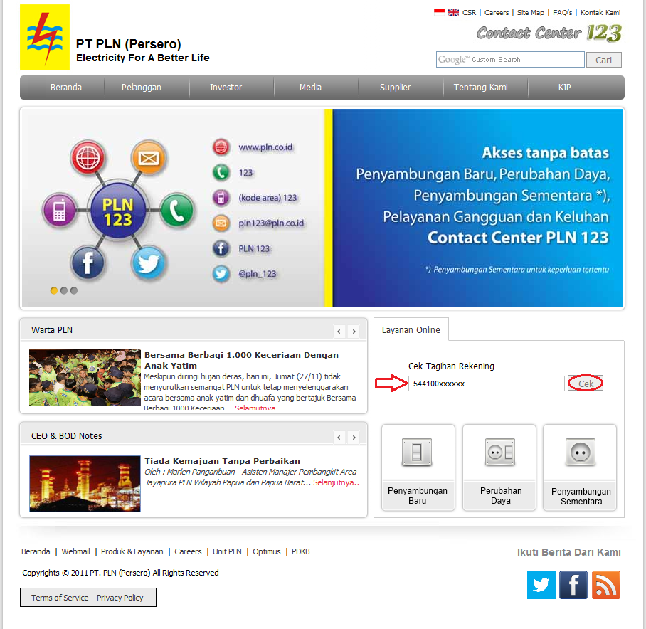 Cara Mudah Mengetahui Tagihan Listrik Setiap Bulan ~ Cari2-Cara