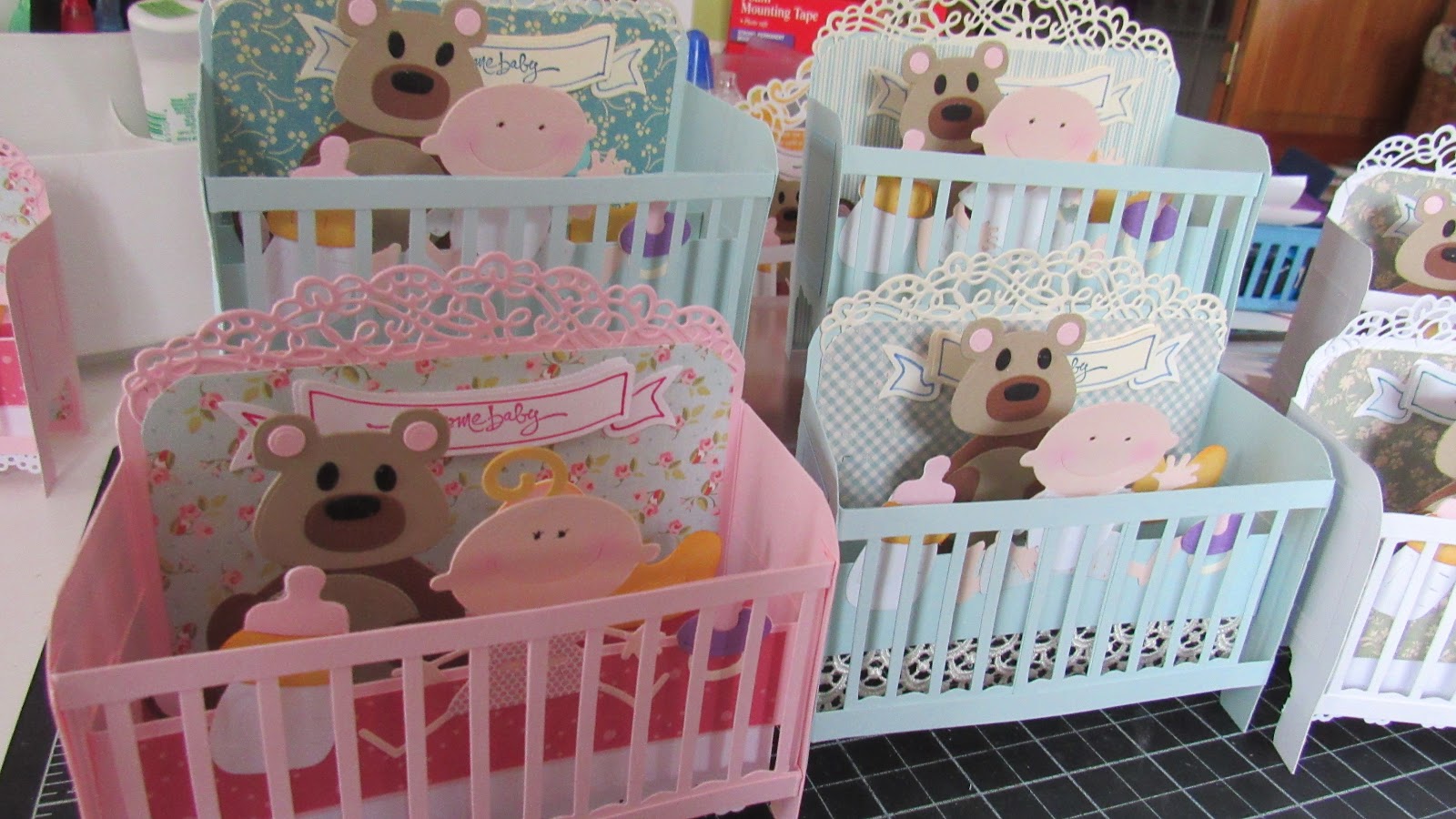 Calla Lily Studio Blog: Baby Crib Cards