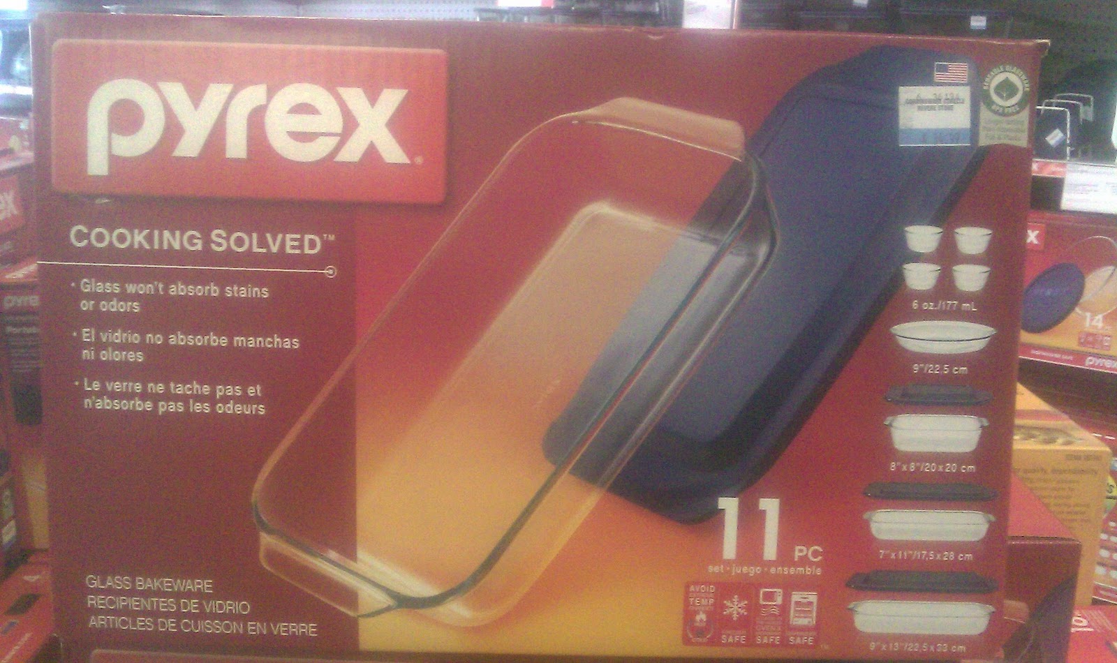 More from Shopping With Ayu: Set 4 : PYREX 11-pc Bakeware Set