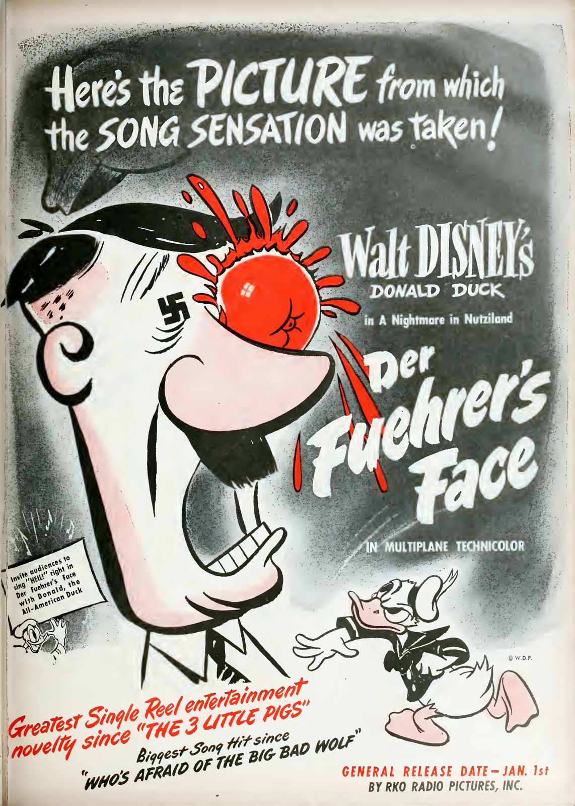 Disney Avenue: Donald Duck In Nazi Land