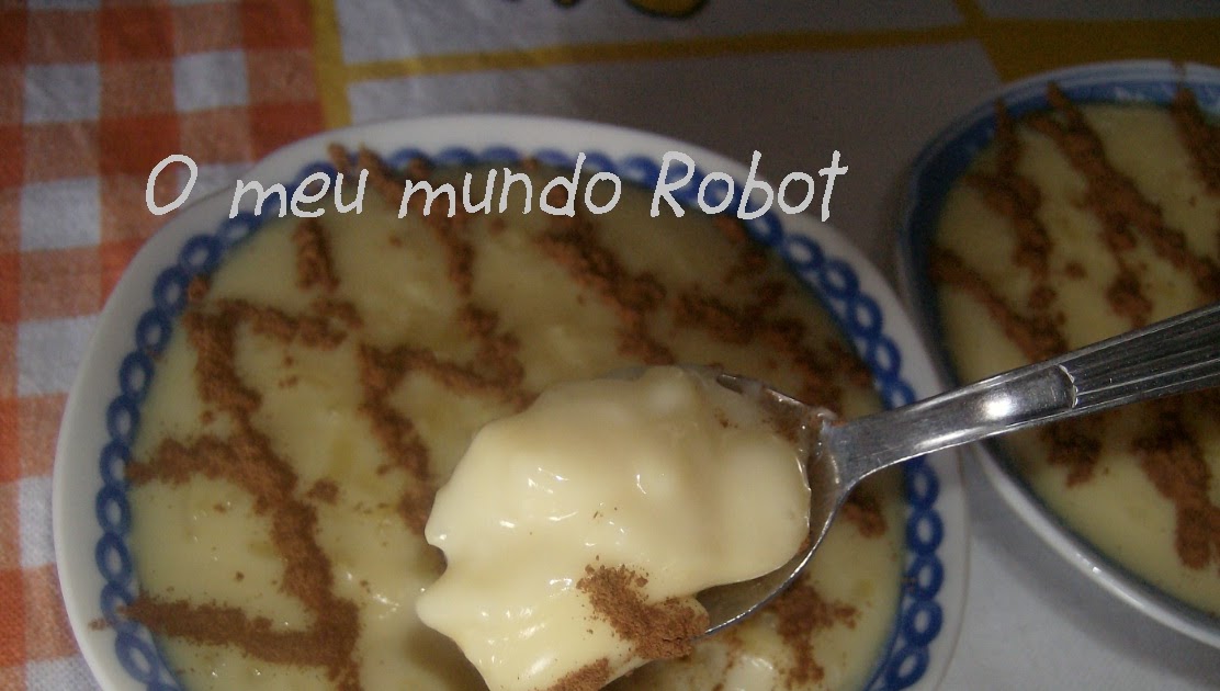 Bimby - Arroz doce com farinha custarda