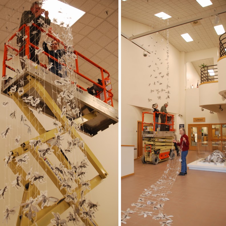 Ant Girls : Atrium Gallery Installation complete!