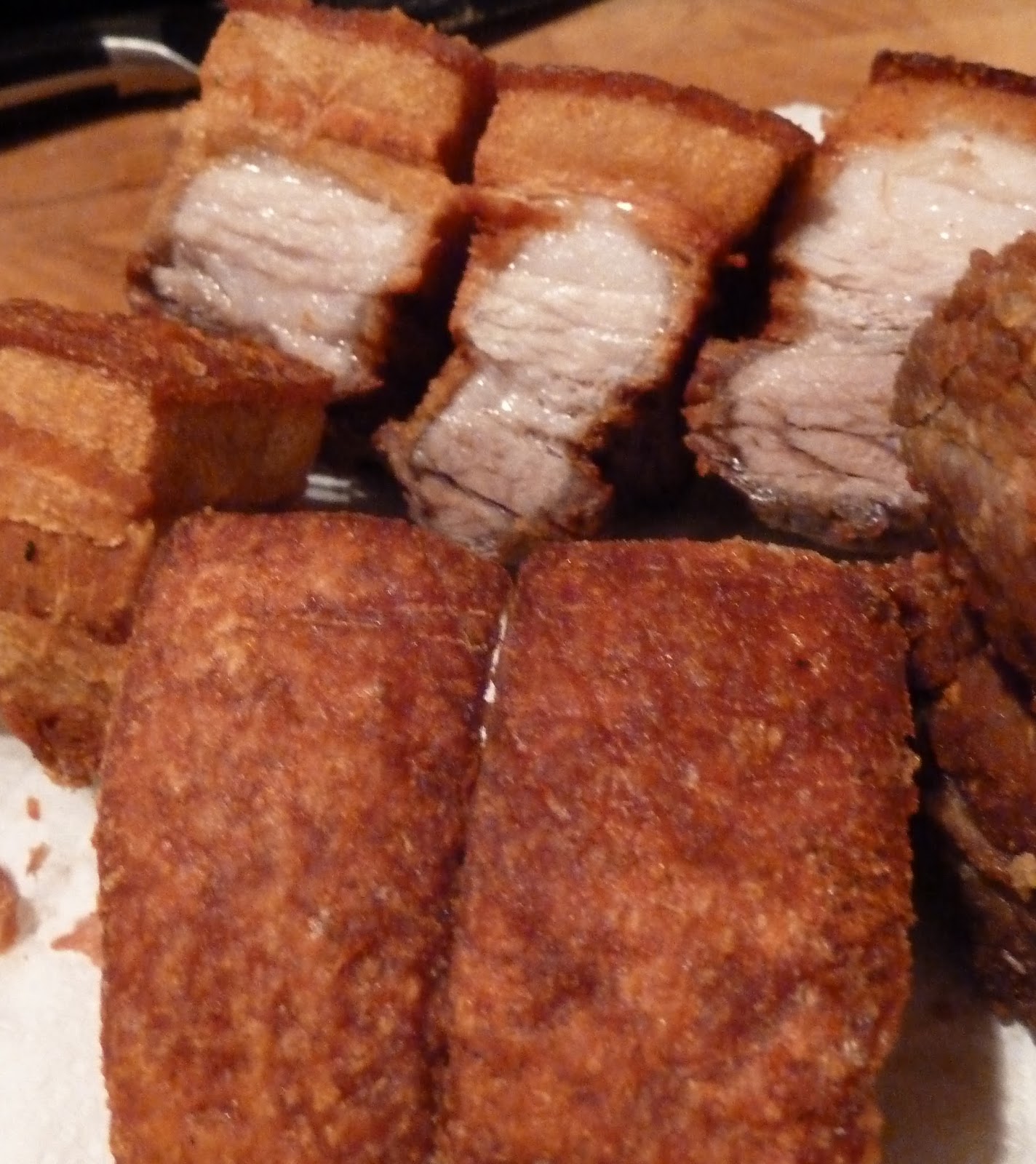 I Wish I Was in Thailand: Moo Grob (Deep Fried Pork Belly)